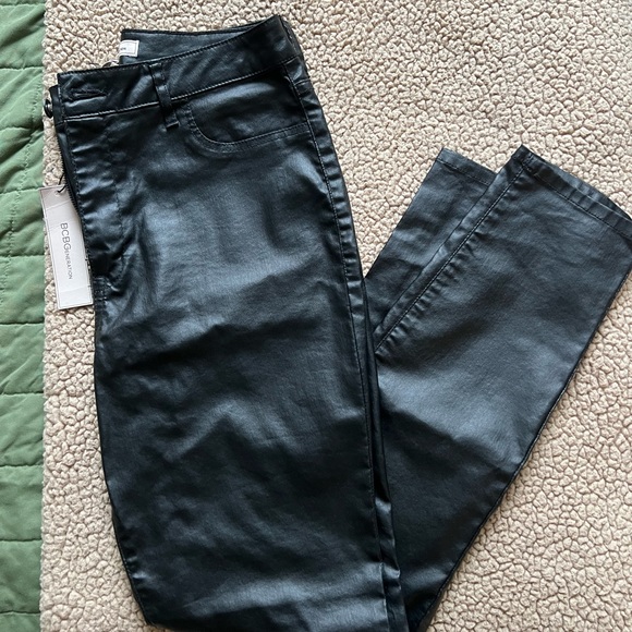 BCBGeneration | Jeans | Nwt Coated Black Pants | Poshmark